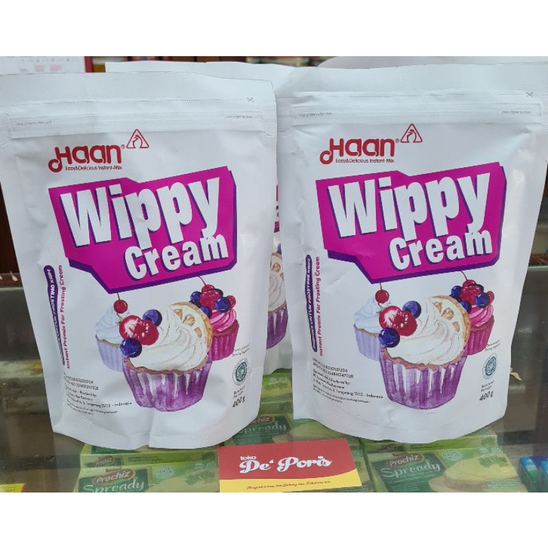 Jual Wippy Cream 400gr haan | Shopee Indonesia
