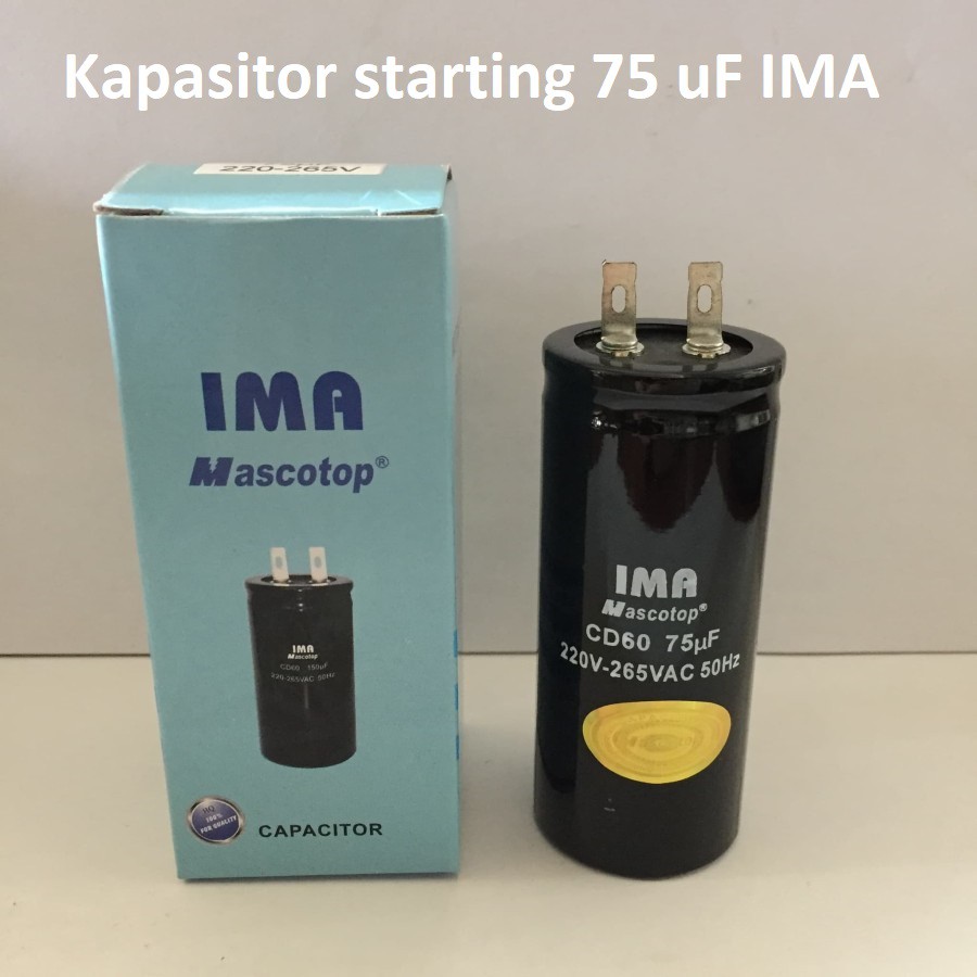 Jual Kapasitor starting 75 uF IMA Mascotop Capacitor | Shopee Indonesia