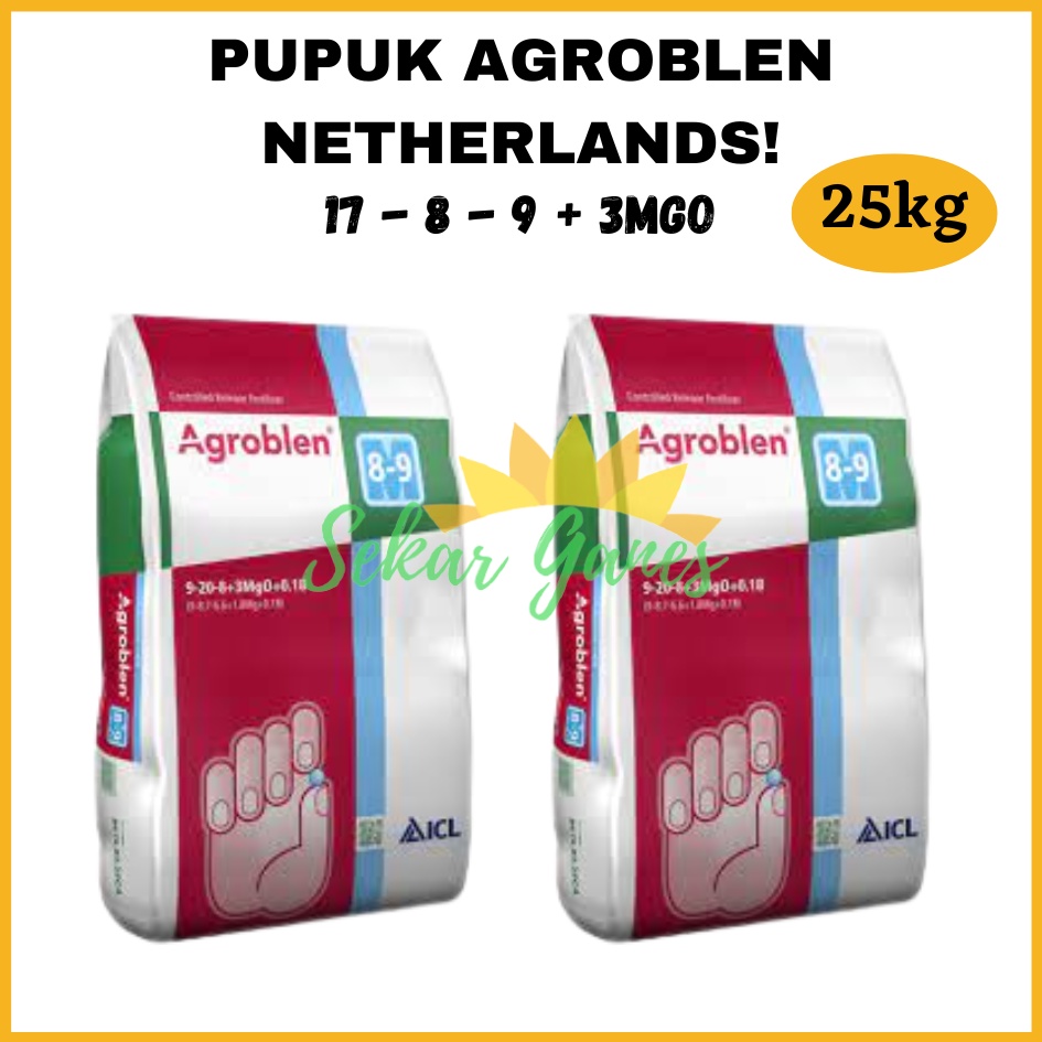 Jual 25kg Pupuk Agroblen 17-8-9+3MgO - Dekastar Agroblend 1789 17 8 9 ...