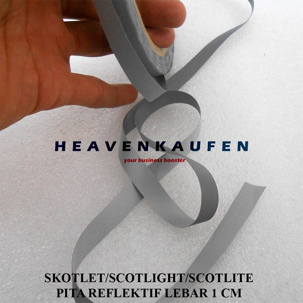 Jual Skotlet Pita Reflective Scotlight Scotlight Lebar 1 cm Meteran ...