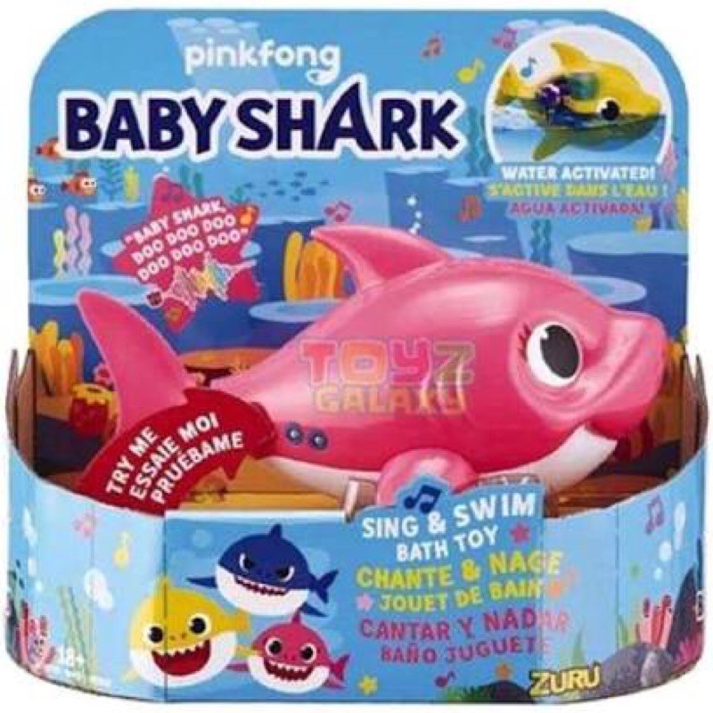 Jual Robo Zuru Alive Pinkfong Baby Shark Sing and Swim Bath Toy ...