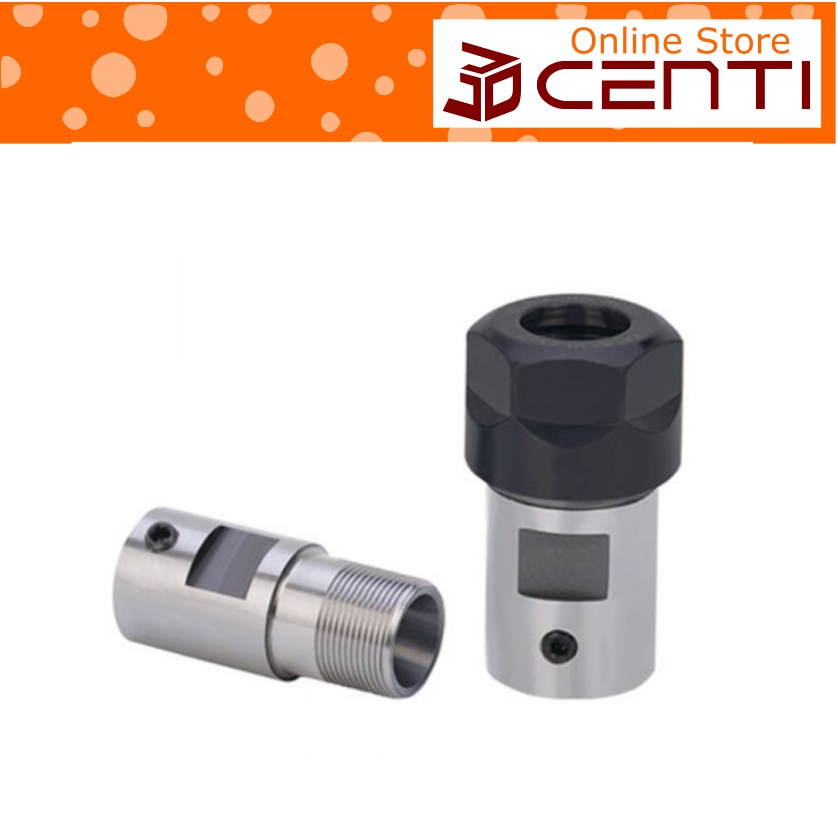 Jual C20 ER16 motor spindle extension rod shaft as bore 5mm 6mm 6.35mm ...