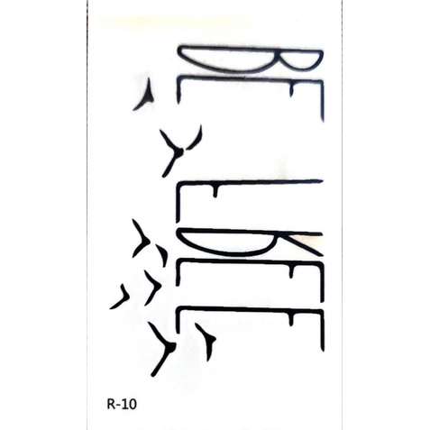 Jual Tatto temporer Tulisan aesthetic 1|tato temporary kecil tulisan ...