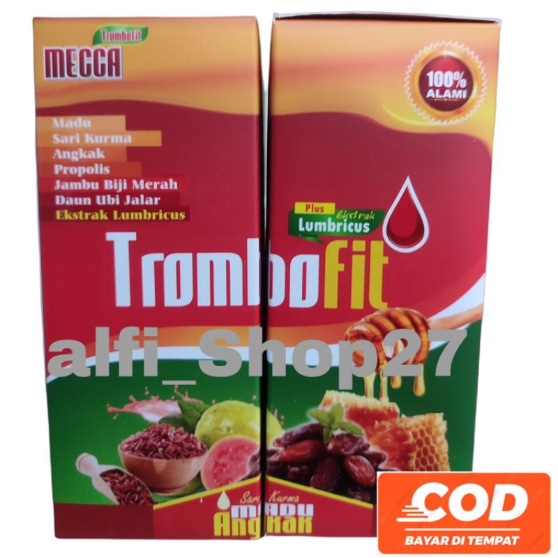 Jual Trombofit Perpaduan Sari kurma Angkak Lumbricus dan jambu biji ...