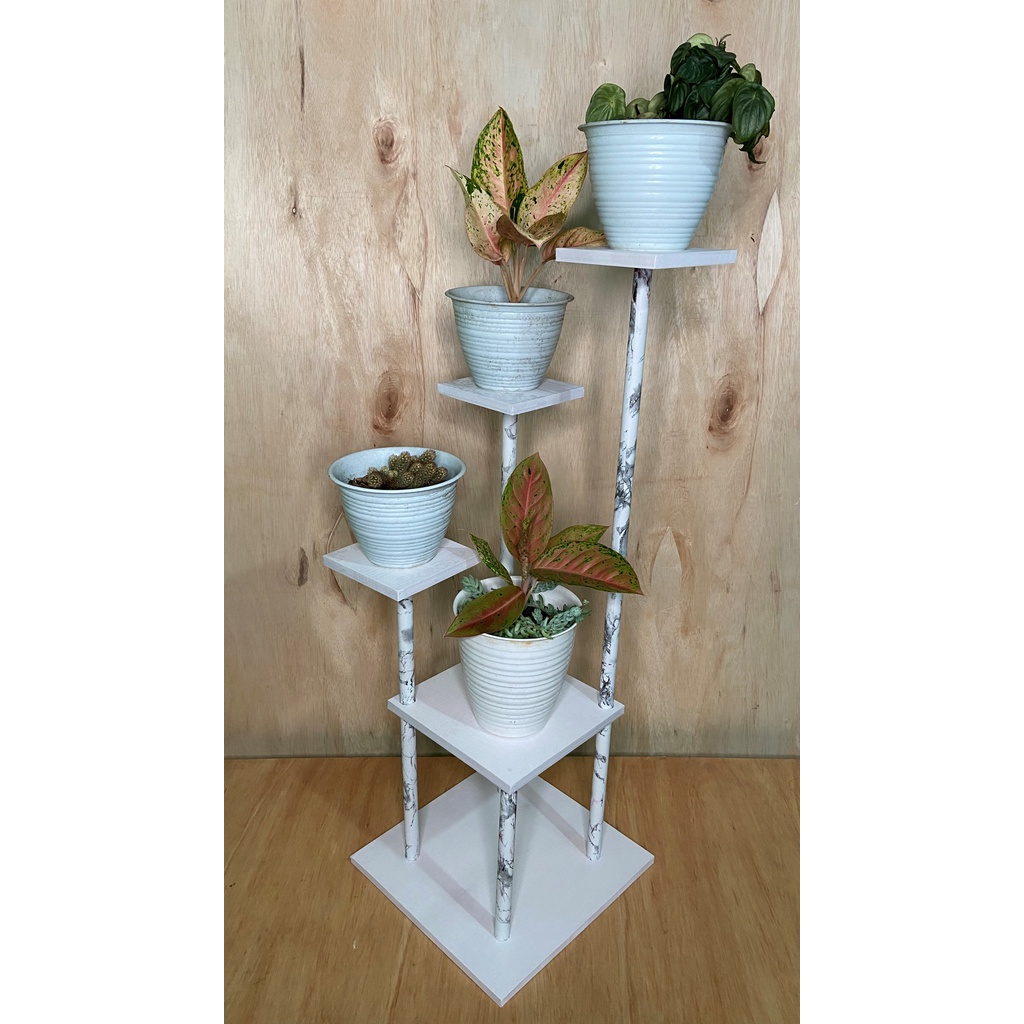 Jual RAK BUNGA MINIMALIS RAK BUNGA SUSUN RAK BUNGA LANTAI TINGKAT 4 ...