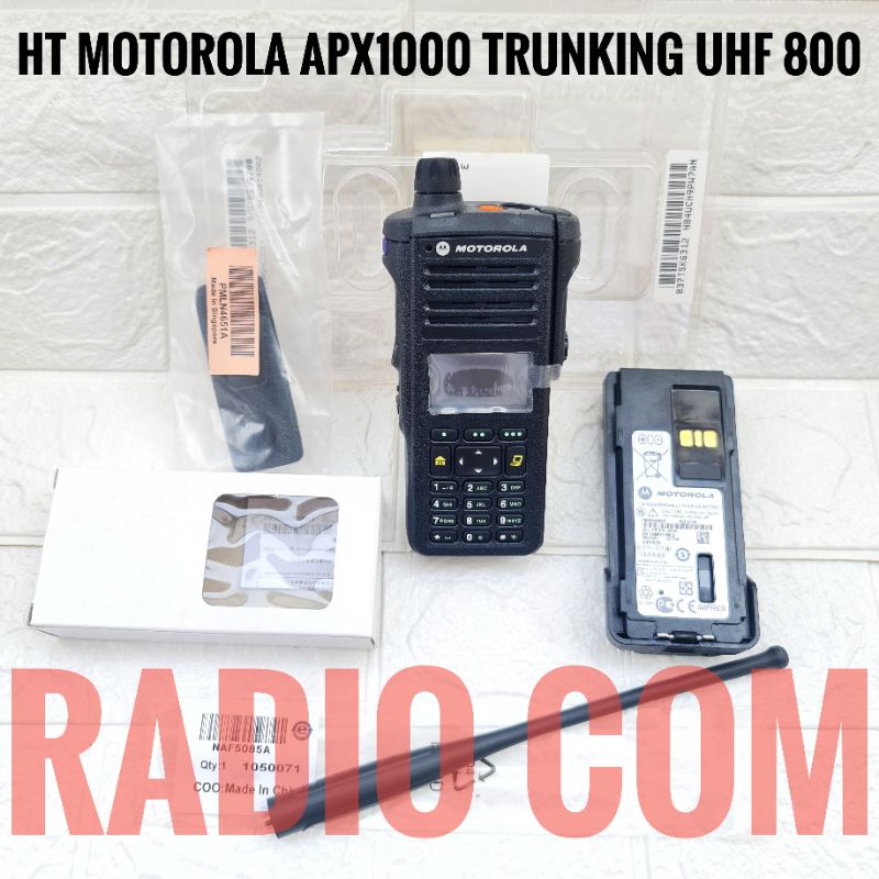 Jual HT MOTOROLA APX1000 TRUNKING UHF 800 MHZ HT TRUNKING MOTOROLA APX ...