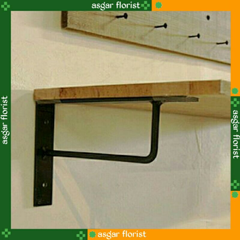 Jual Besi Ambalan Rak Dinding Murah - Besi Siku Rak Dinding Lubang ...
