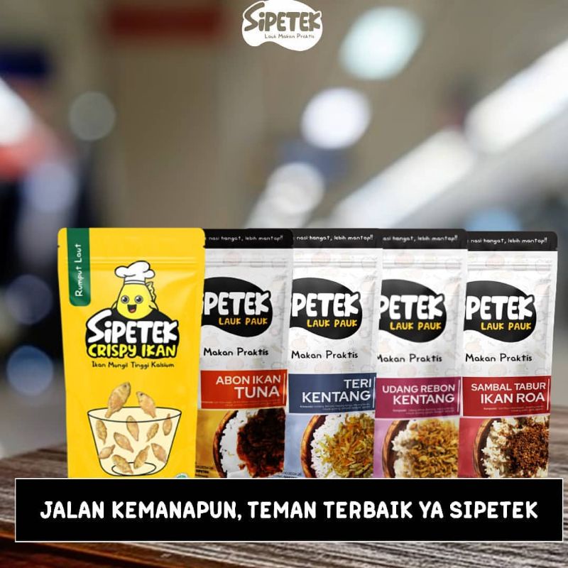 Jual SIPETEK LAUK KERING CRISPY IKAN DAN ABON SEHAT | Shopee Indonesia