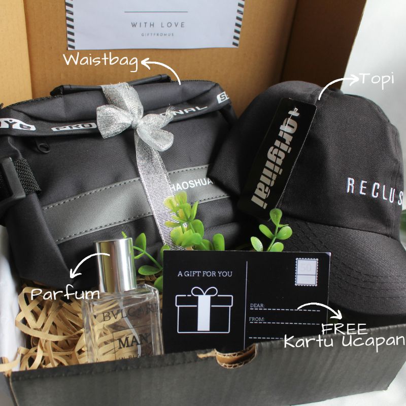 Jual MAN GIFTBOX AESTHETIC/KADO COWOK EXCLUSIVE/BIRTHDAY/GRADUATION ...