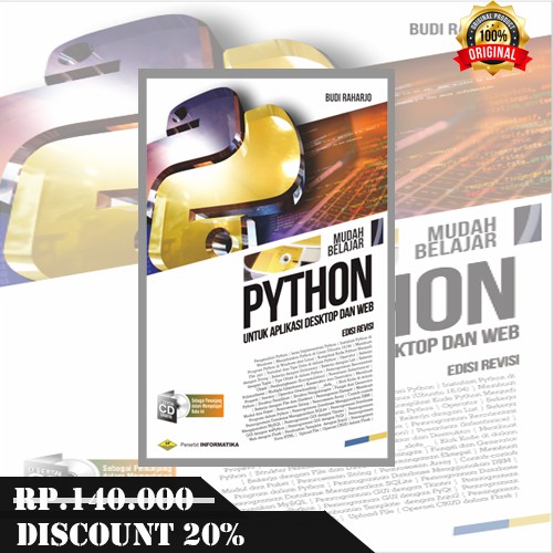 Jual Buku Mudah Belajar PYTHON Untuk Aplikasi Desktop dan WEB Edisi ...