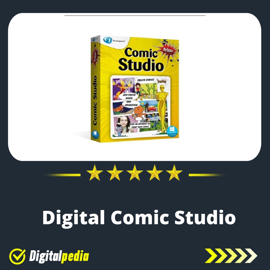 Jual Aplikasi Digital Comic Studio Full Version Deluxe Lifetime Premium ...