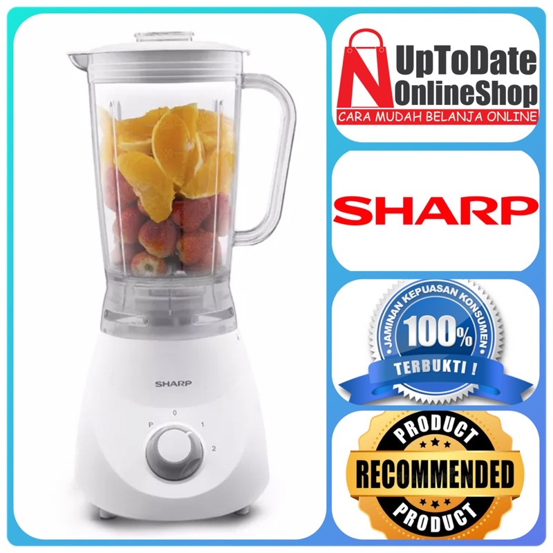 Jual BLENDER 1.25L SHARP EM-120-WH STAINLESS STEEL BLADE LOW WATT ...