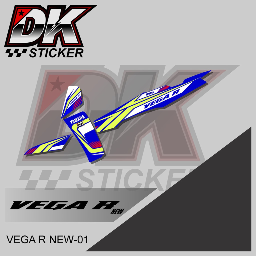 Jual STIKER STRIPING DECAL VEGA R NEW-01 | Shopee Indonesia