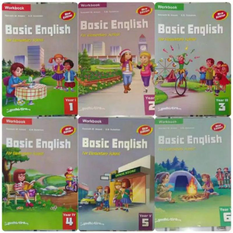 Jual Buku workbook basic englis kelas 1-6sd | Shopee Indonesia