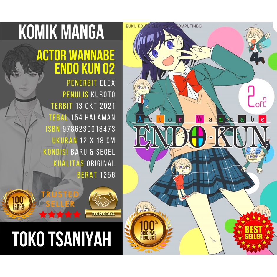 Jual Komik Actor Wannabe Endo Kun 2 Kuroto Manga Anime Manhwa Komedi ...