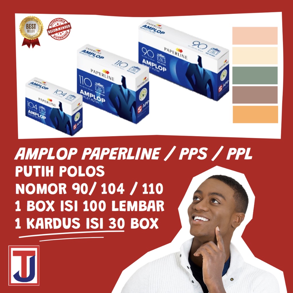 Jual AMPLOP PAPERLINE PAPER LINE / PPL / PPS NOMOR 90 , 104 , 110 (PUTIH POLOS) | Shopee Indonesia