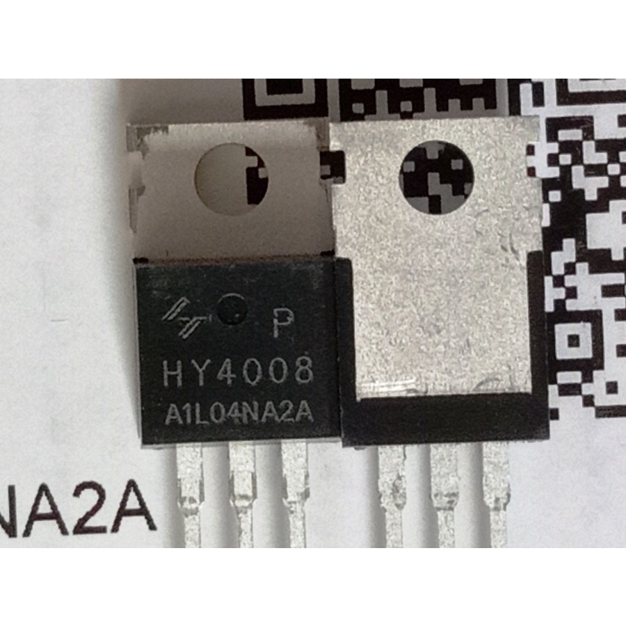 Jual MOSFET HY4008 HY4008P hy4008p hy4008 80V 200A 2.9mΩ ASLI ORIGINAL TO-220 BODY KECIL ...