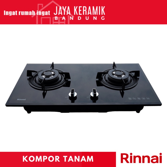 Jual Kompor Kaca//Kompor Tanam//Kompor Rinnai RB-772 RO(G)Kaca Tempered ...