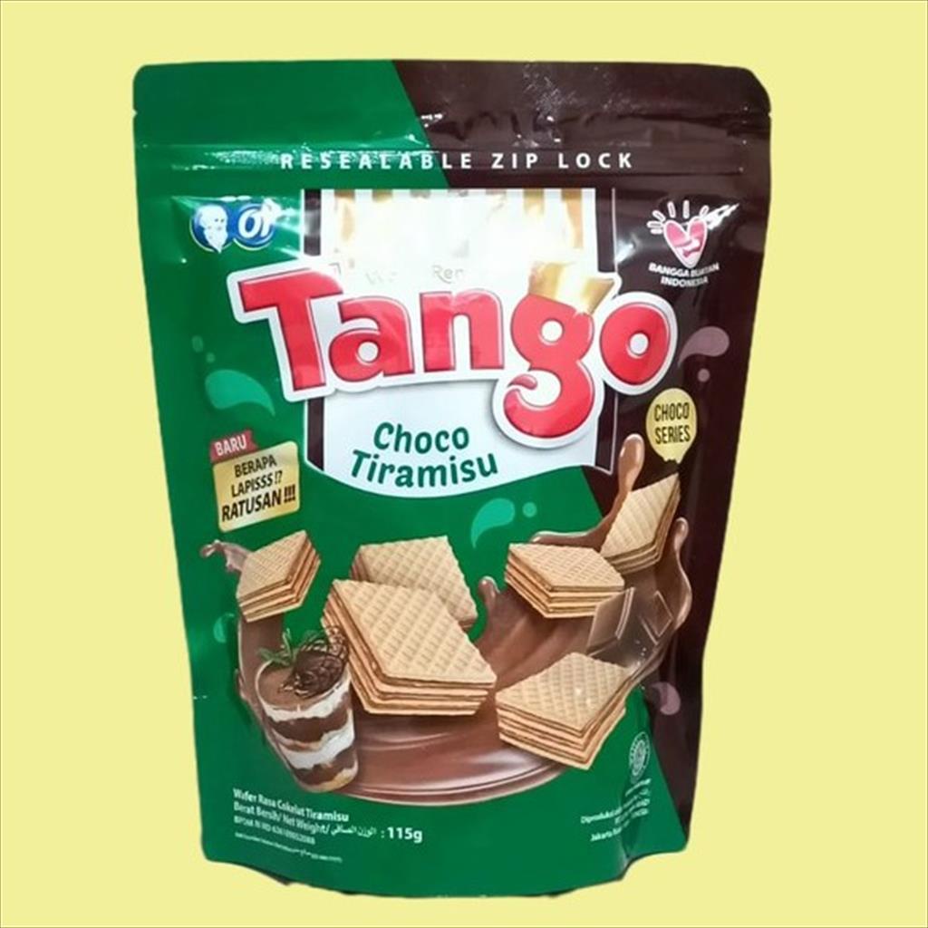 Jual Tango Wafer Pouch Choco Tiramisu 115 Gr | Shopee Indonesia