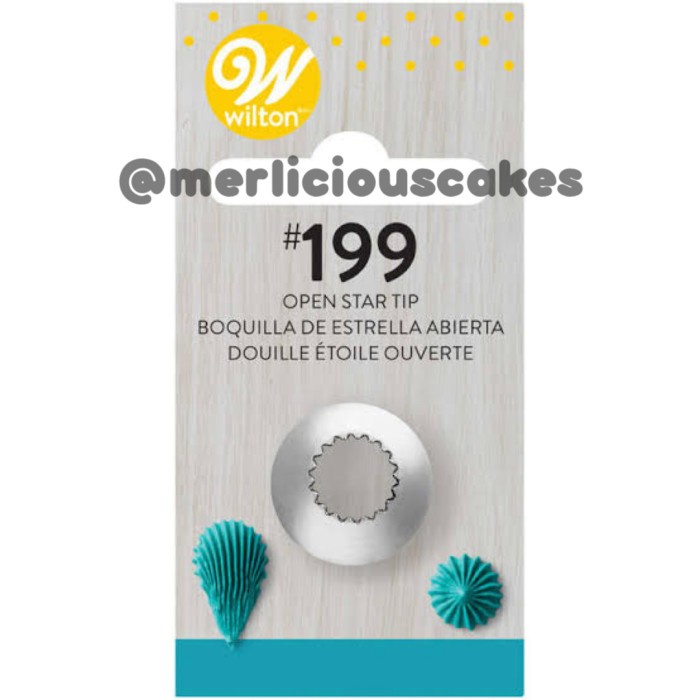 Jual Wilton Open Star Tip Spuit No 199 Piping Tip Original | Shopee ...