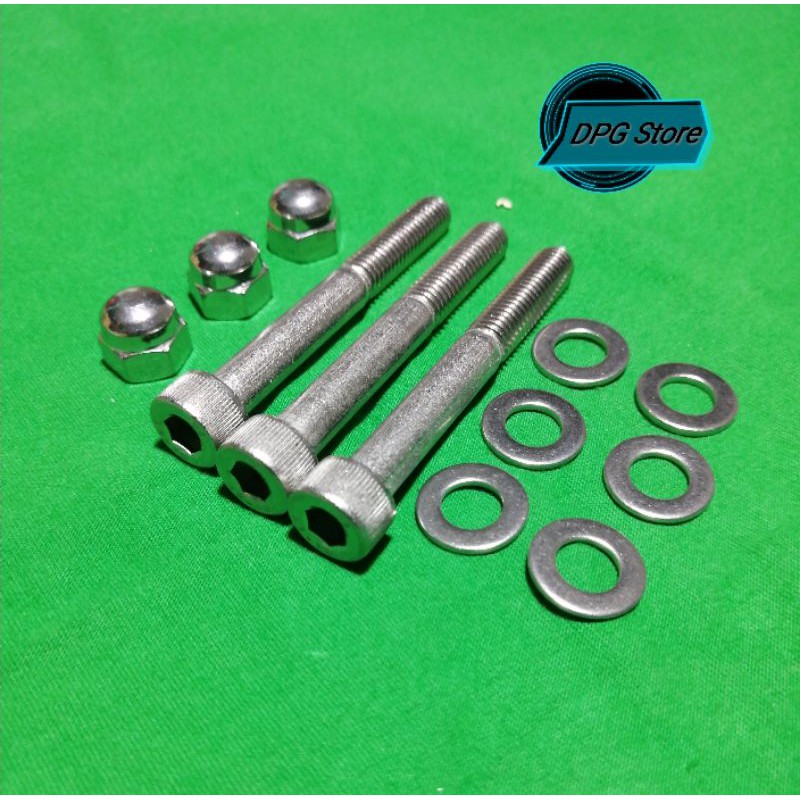 Jual BAUT L STAINLESS PANGKON MESIN DUDUKAN MESIN SEGITIGA ATAS CB GL MP TIGER | Shopee Indonesia