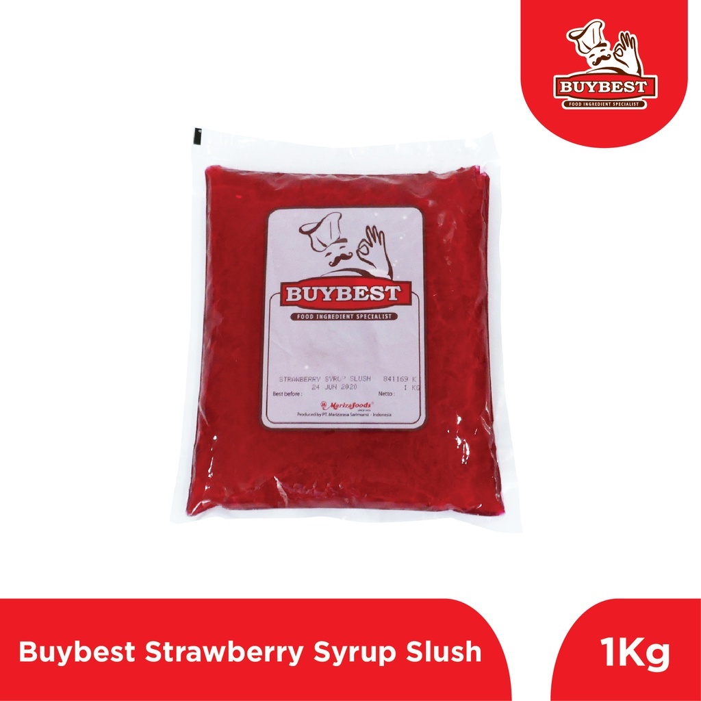 Jual JCK008 - Buybest Syrup Strawberry Slush 1Kg | Shopee Indonesia