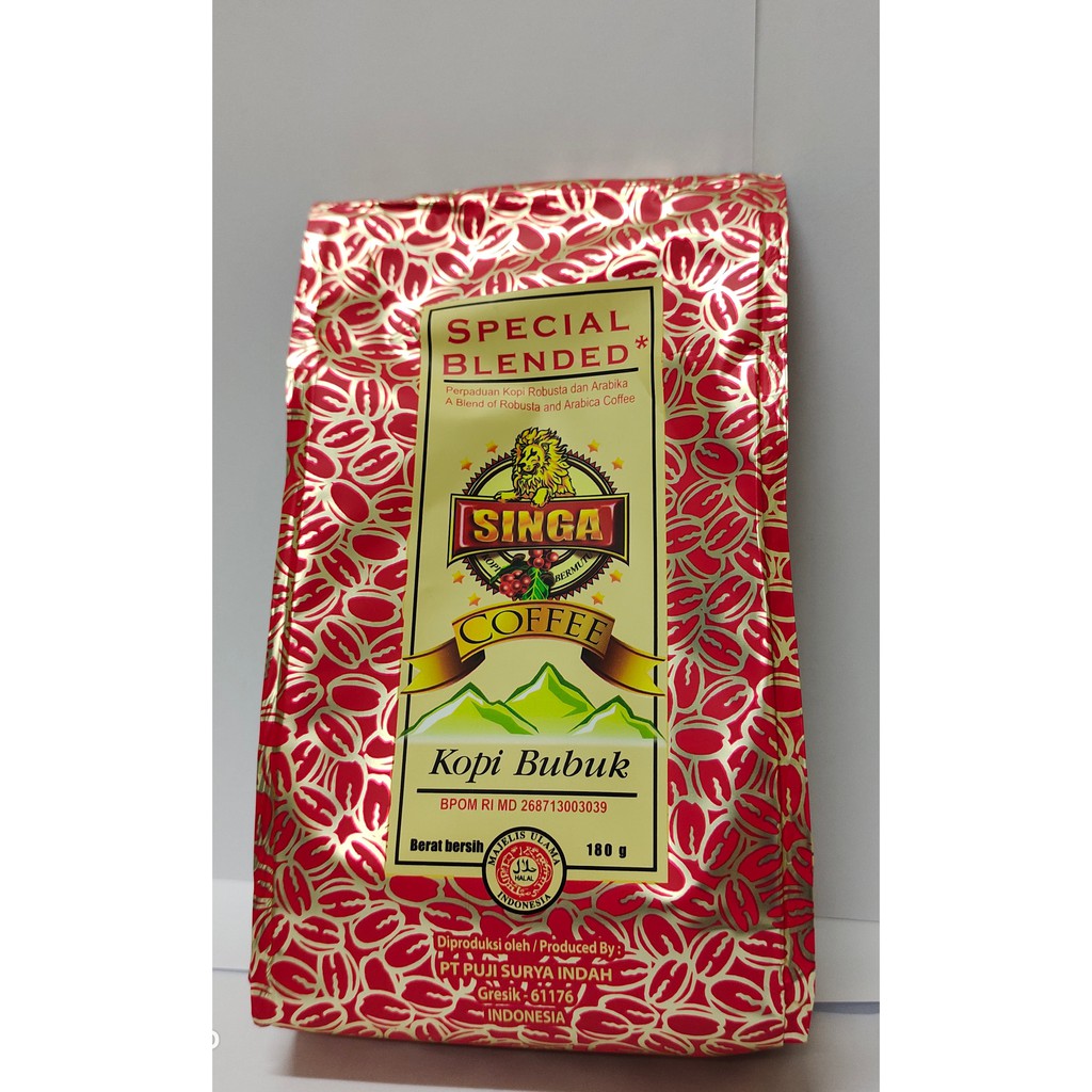 Jual Kopi Singa - Kopi bubuk Special Blended 180 gr | Shopee Indonesia