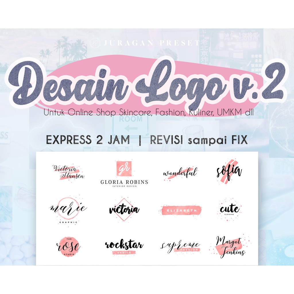Jual DESAIN LOGO v.2 by Juragan Preset | Shopee Indonesia