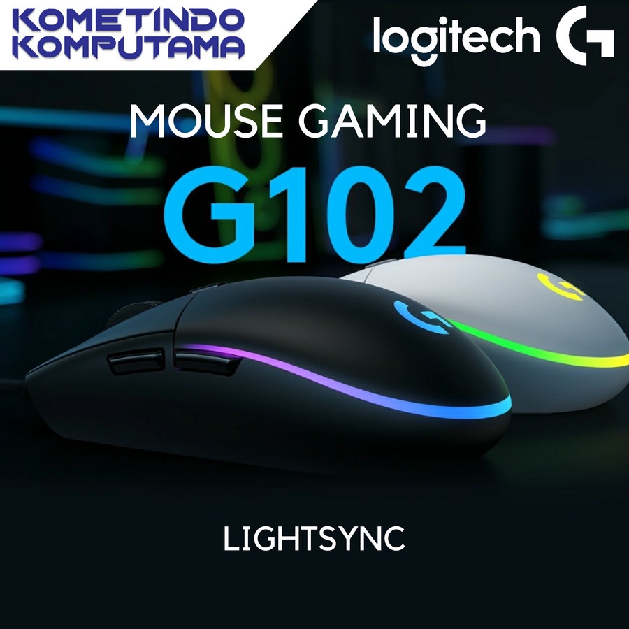 Jual G102 White LOGITECH V2 LIGHTSYNC GAMING MOUSE PUTIH - 100% Resmi | Shopee Indonesia