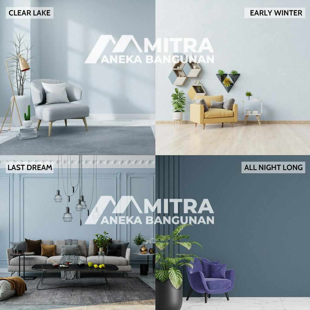 Jual CAT TEMBOK AVITEX INTERIOR 5 KG / AVIAN ABU BIRU N14 TINTING ...