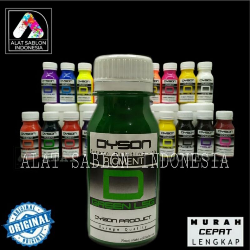Jual BIANG WARNA SABLON HIJAU DAUN L5G PIGMEN DYSON GREEN L5G | Shopee ...