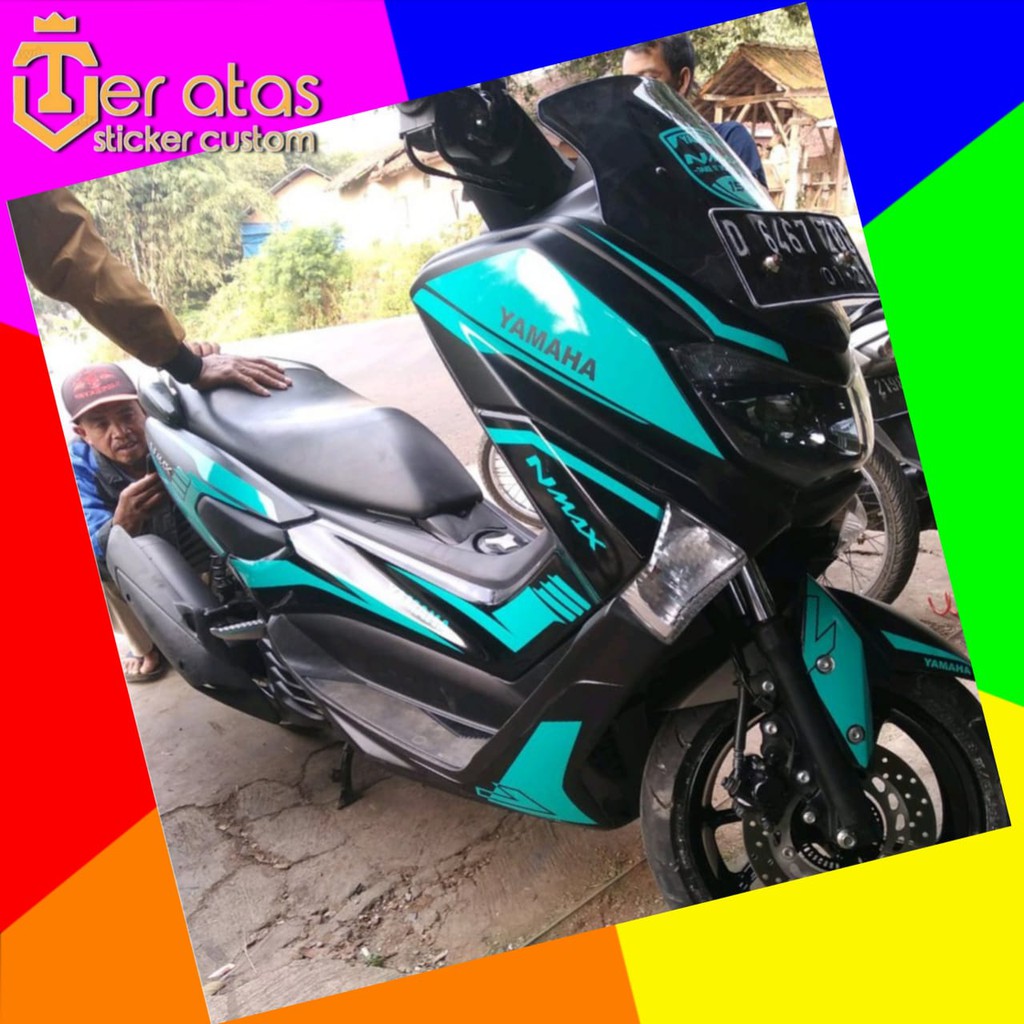 Jual sticker YAMAHA NMAX hijau tosca / sticker hijau tosca untuk YAMAHA ...