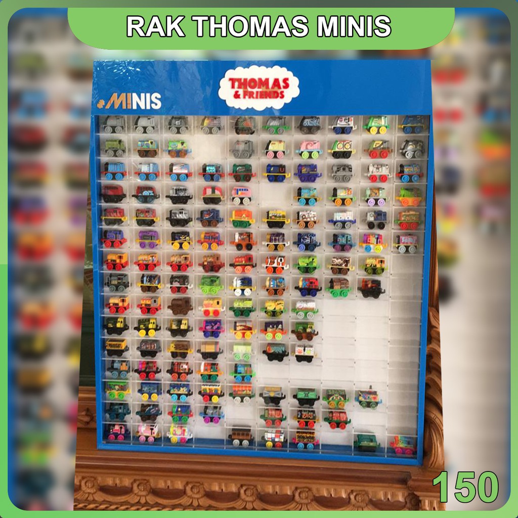 Jual Rak Thomas and Friends MINIS isi 150 Bahan Acrylic/Akrilik ...