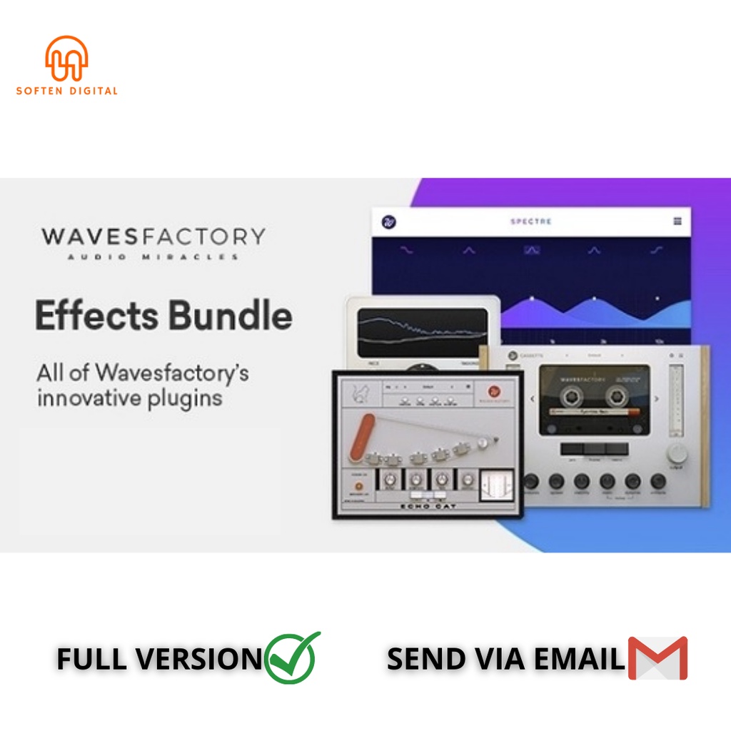 Jual WavesFactory Bundle VST Plugins high quality audio tools mixing mastering - windows / mac ...