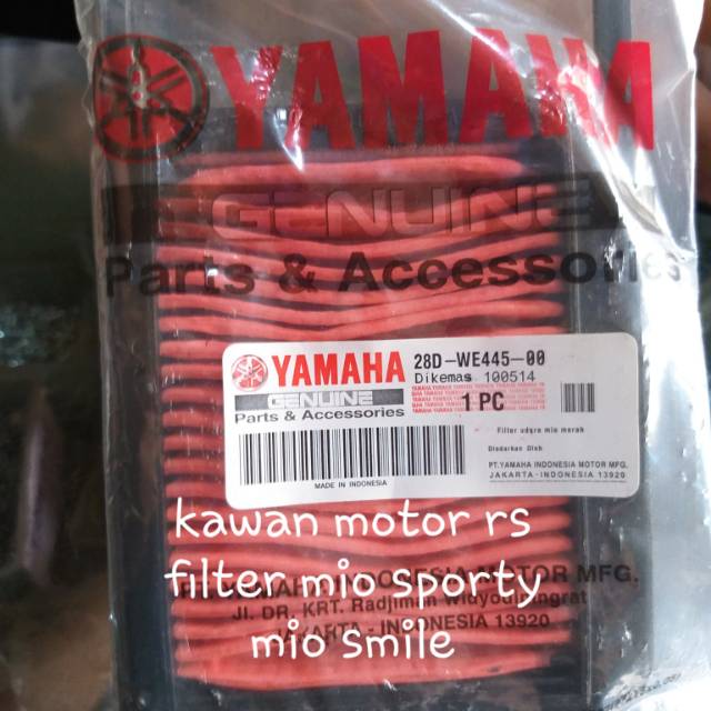 Jual FILTER UDARA MIO SPORTY/MIO SMILE | Shopee Indonesia
