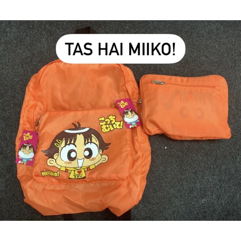 Jual Paket Lengkap Hai miiko! (2 Tas,Pouch,Sarung Bantal,Gantungan ...