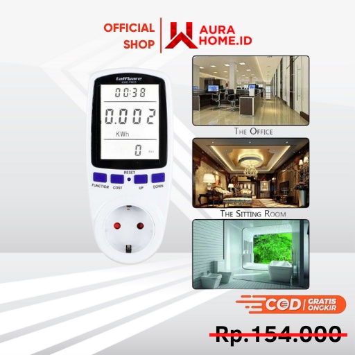 Jual kWh Meter Pengukur Biaya Lisrik Rumah Multifungsi / Watt Meter ...
