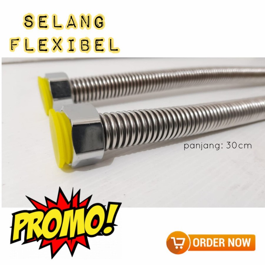 Jual Selang Flexible Kaku Air Panas - SOLVEX - 50cm 40cm 30cm | Shopee Indonesia