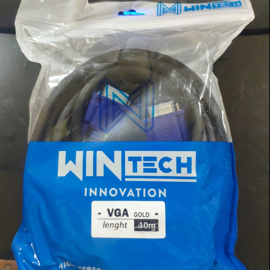Jual Kabel VGA Gold 10M Wintech | Shopee Indonesia