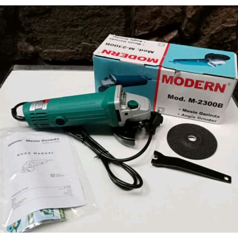Jual Mesin Gerinda Tangan M-2300B Grenda 4 Inch M2300B MODERN | Shopee ...