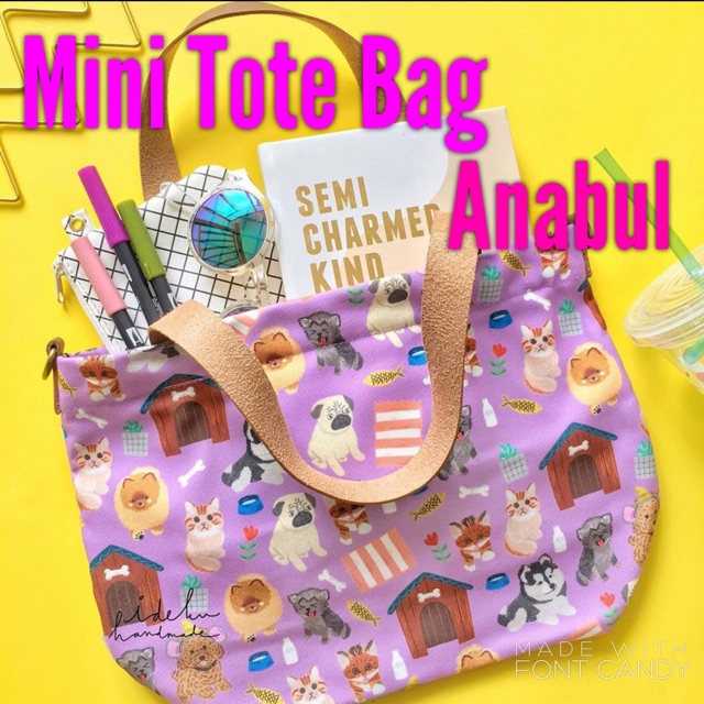 Jual Ideku Handmade MINI TOTE BAG - ANABUL / Idekuhandmade | Shopee ...