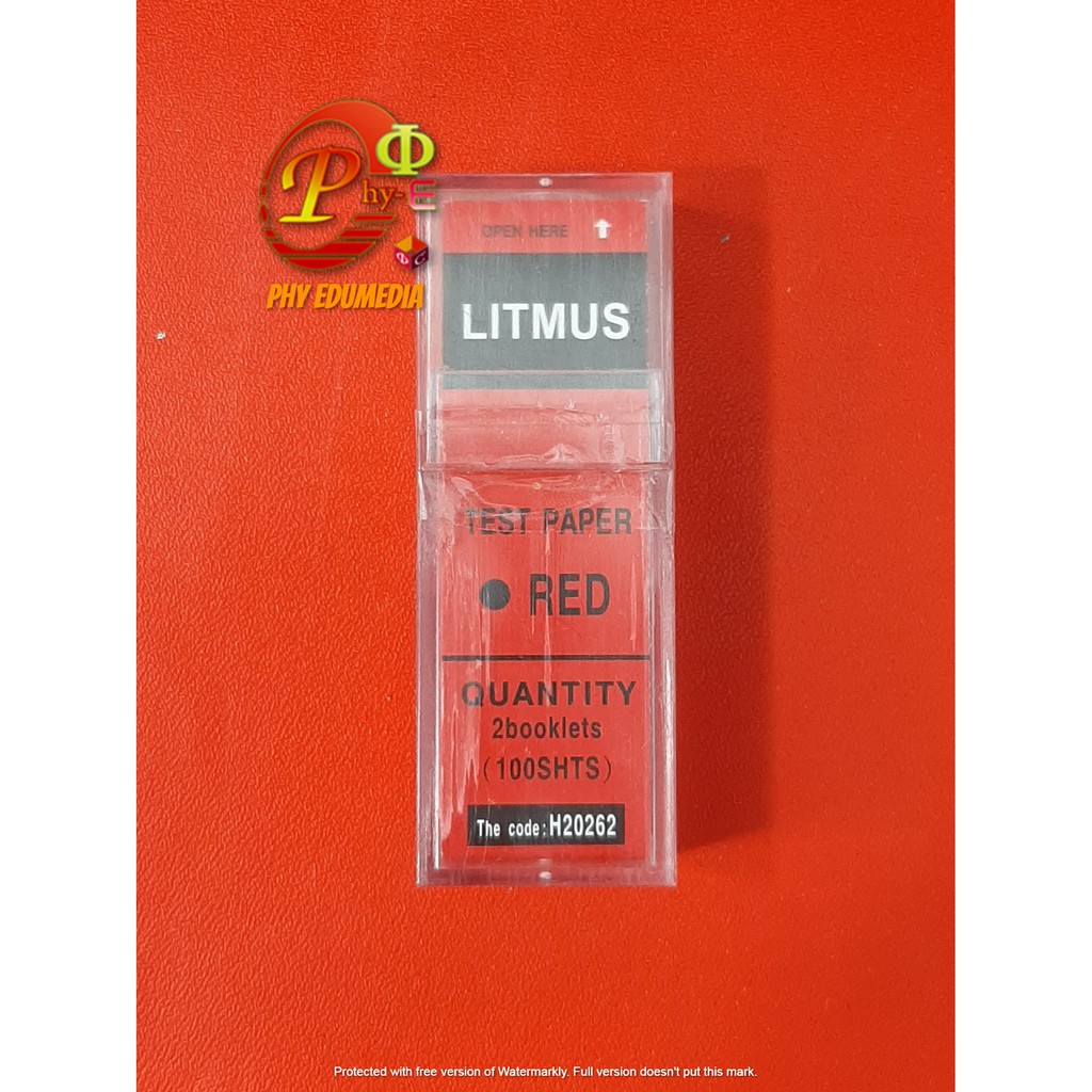 Jual Kertas Lakmus / Litmus Paper Merah / Biru Per Pack isi 100 lembar ...