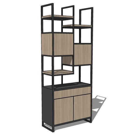 Jual LEMARI / ALMARI / KABINET RAK Bahan Besi dan Kayu Plywood ...