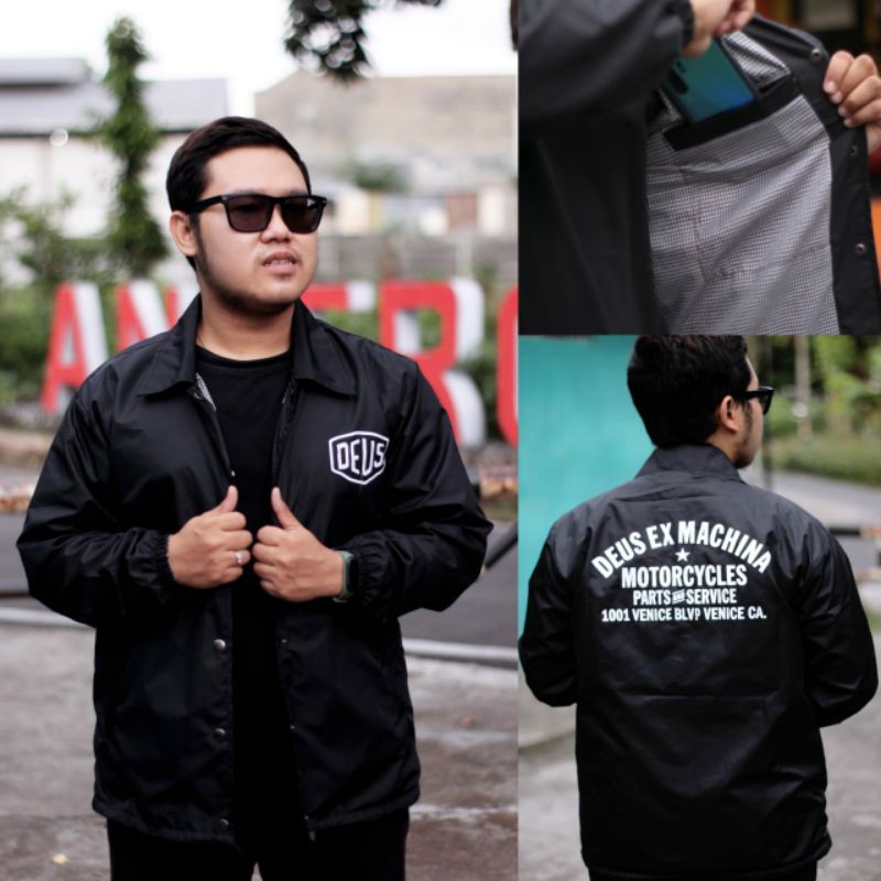 Jual PARKA DEUS - PARKA POLOS - KEMEJA JAKET - JAKET POLOS - JAKET DEUS ...