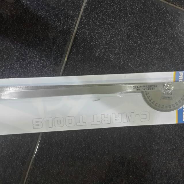 Jual Busur Derajat / Protractor Stainless 25 Cm C-MART | Shopee Indonesia