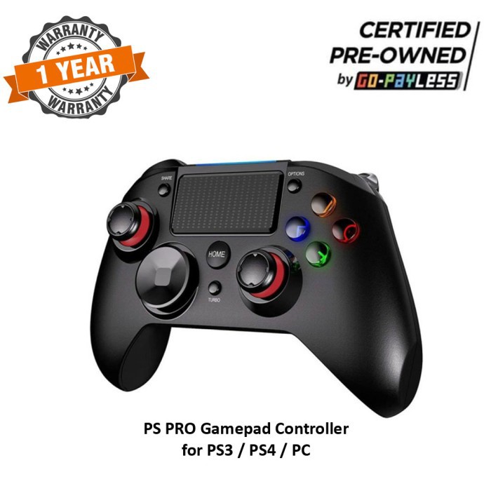 Jual Wireless gamepad pro controller ps4/ps3/pc fox garansi 1 tahun ...