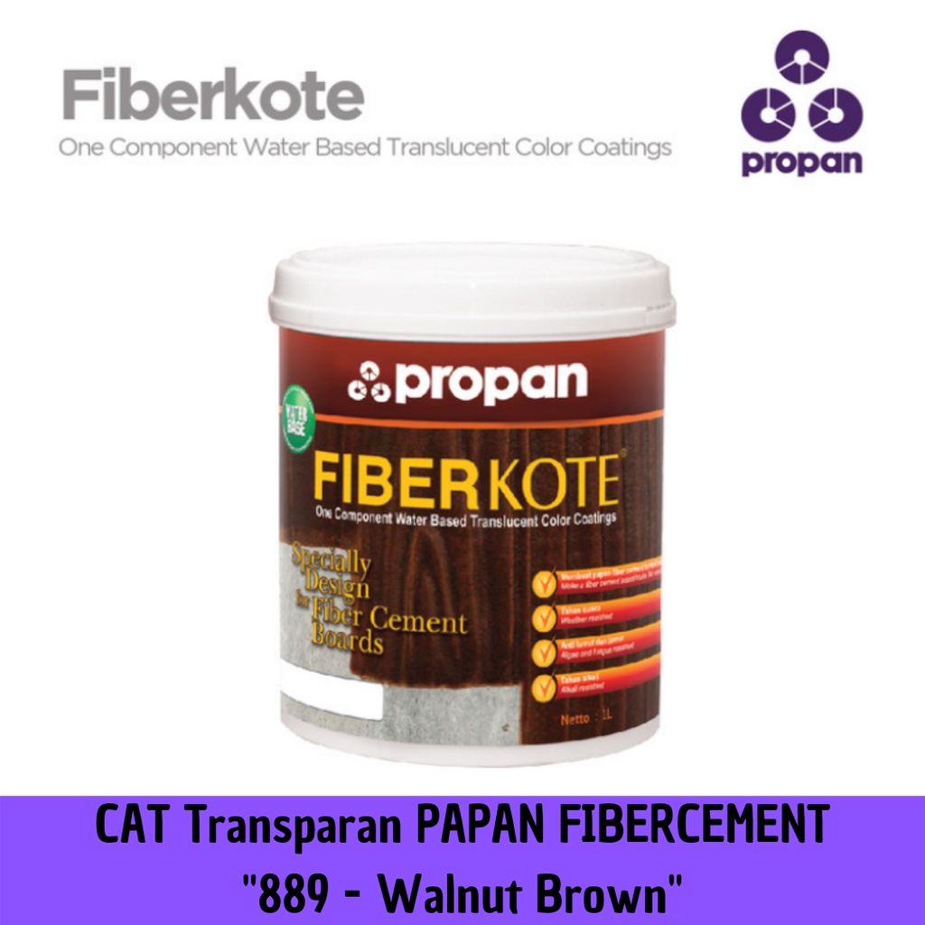 Jual Propan Fiberkote Cat Fiber Semen 889 Walnut Brown | Shopee Indonesia