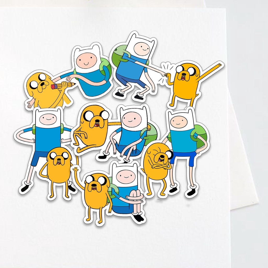 Jual Sticker Adventure Time Sticker Waterproof (6pcs) | Shopee Indonesia