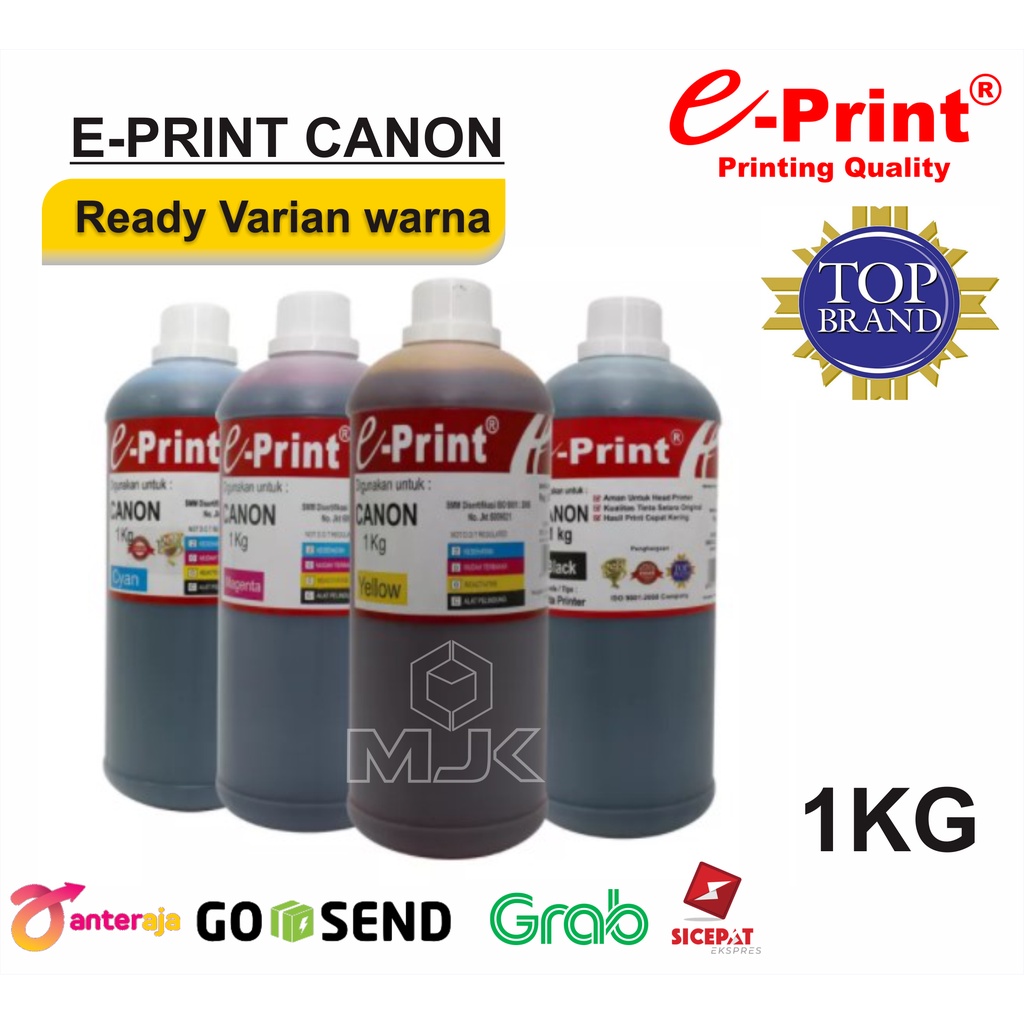 Jual E-print Tinta Canon 1Kg - Tinta Eprint Canon 1Liter Universal ...