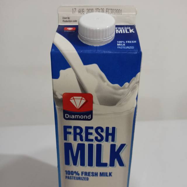 Jual Diamond Fresh Milk / Susu segar / Susu Kotak Plain 1liter | Shopee ...